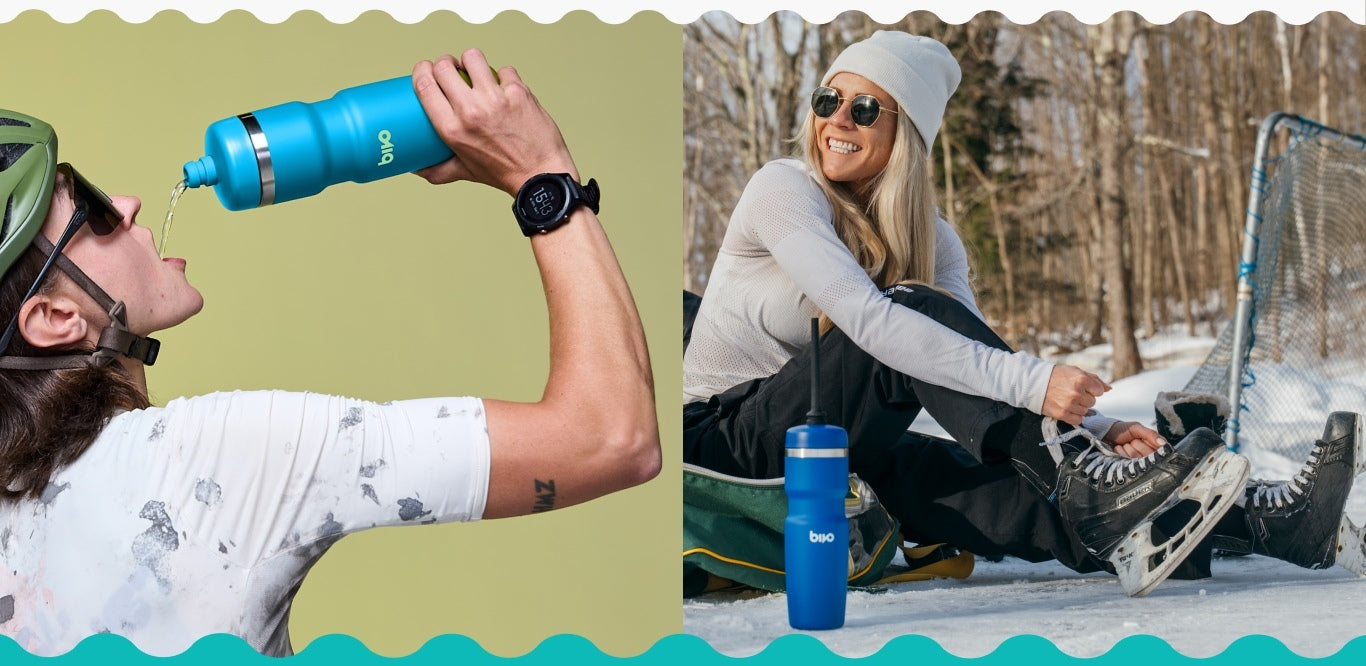 Bivo - Stainless Steel Bike Water Bottles - For Cycling & Team Sports